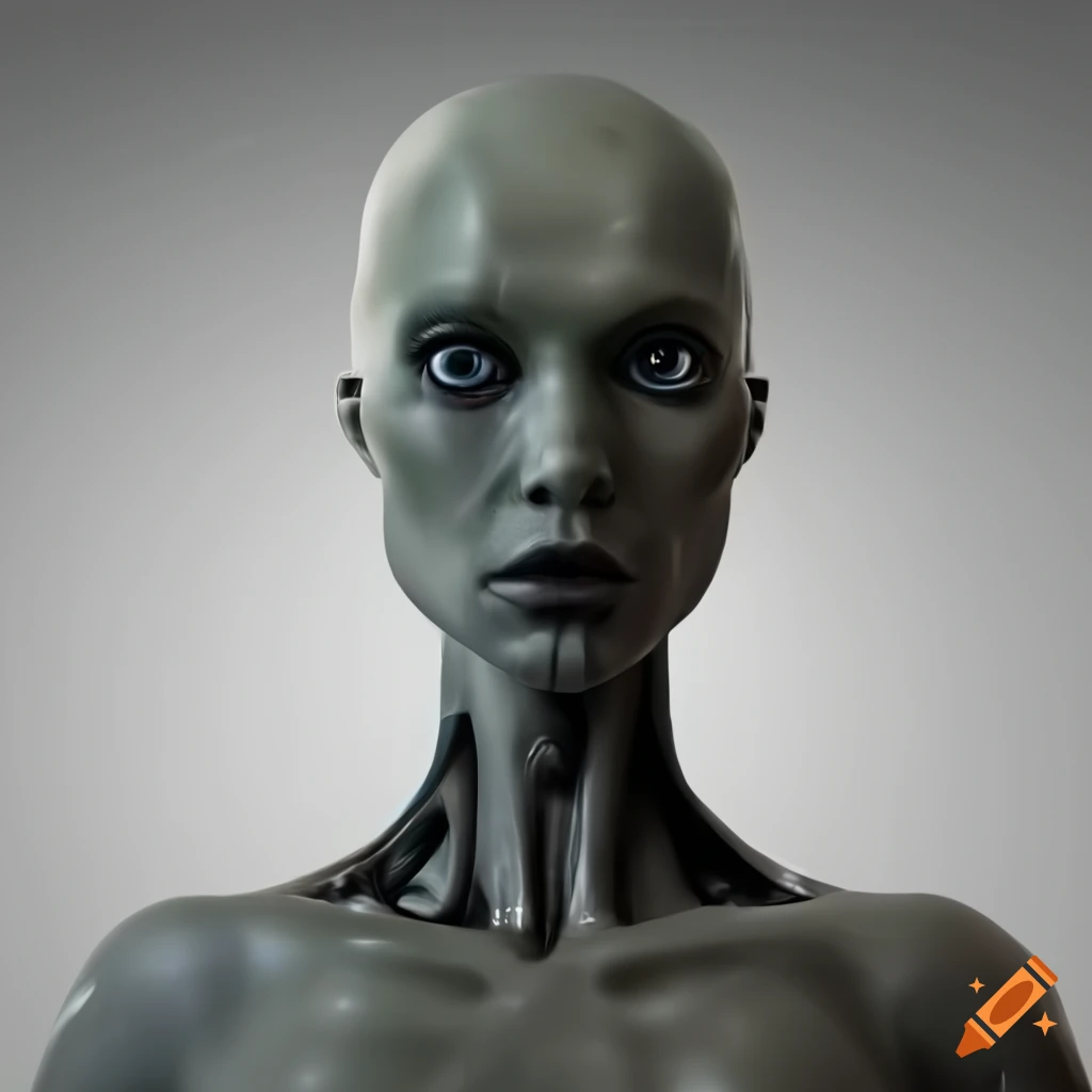 Humanoid figure on Craiyon