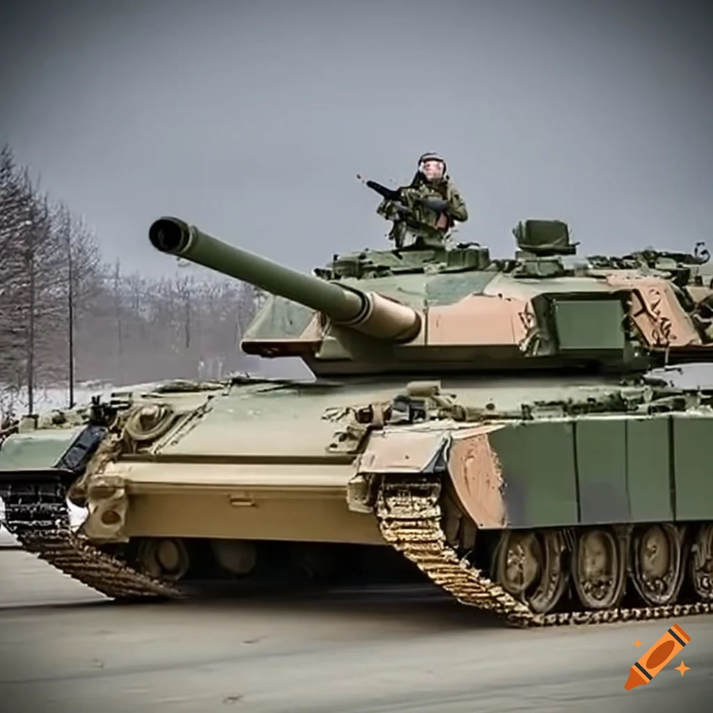 Military tank with wings on Craiyon