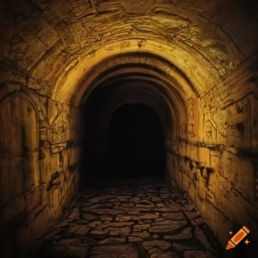 Creepy undercroft on Craiyon