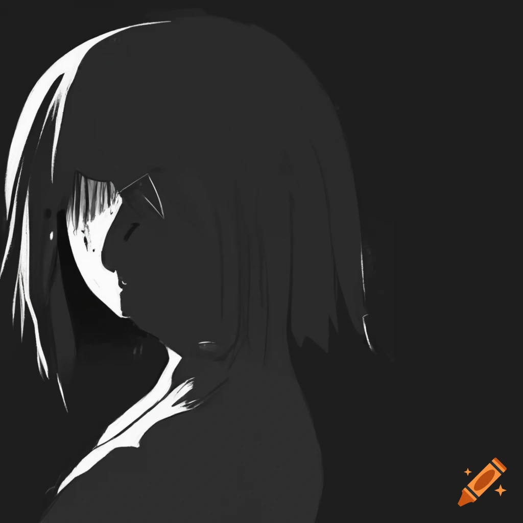Minimalist artwork depicting sadness and anger emotions on Craiyon