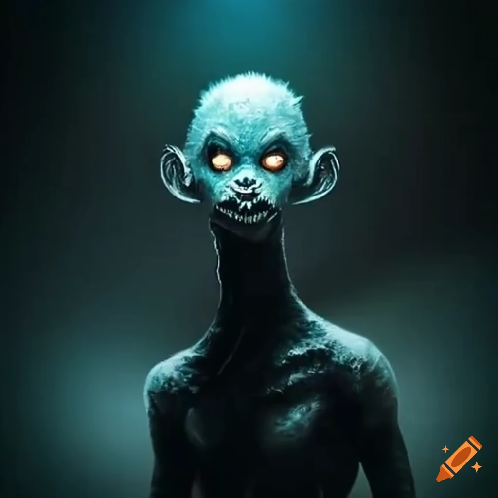 Shadow creature in a fantasy urban art style on Craiyon