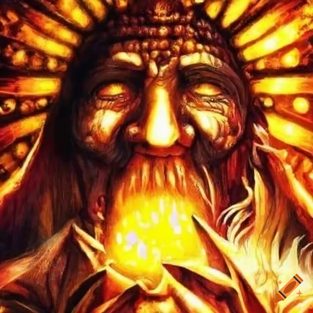 Ancient predictions of the corn god's divine slaughter on Craiyon