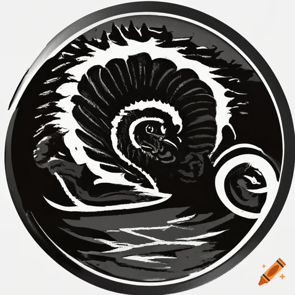 Loch ness monster logo design on Craiyon