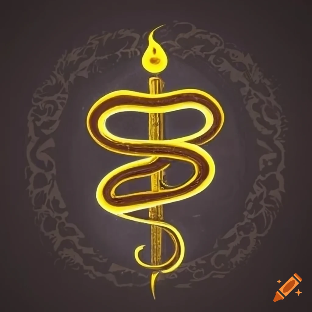 Logo for serpent of light on Craiyon