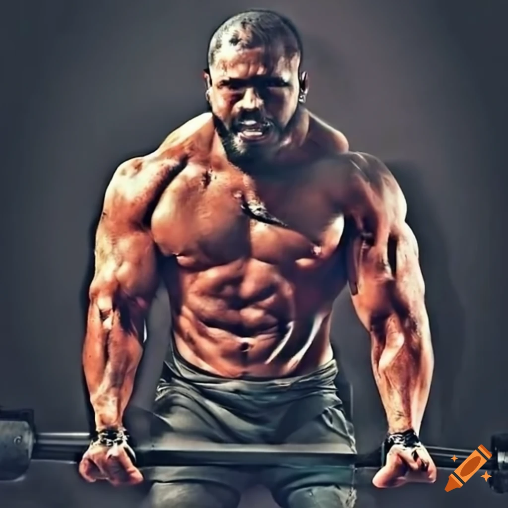 Mexican american powerlifter on Craiyon