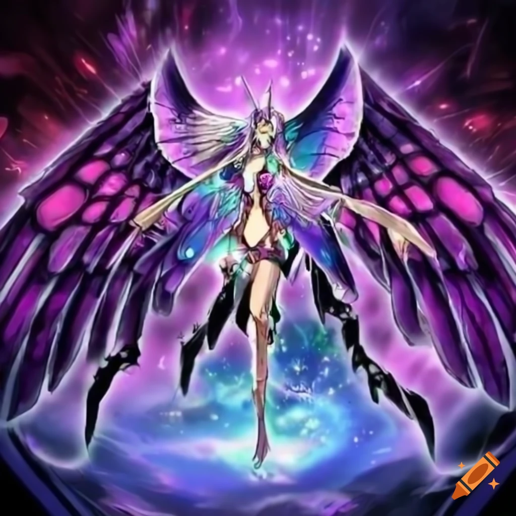 Magical fantasy fairy in Yu-Gi-Oh! card art in HD on Craiyon
