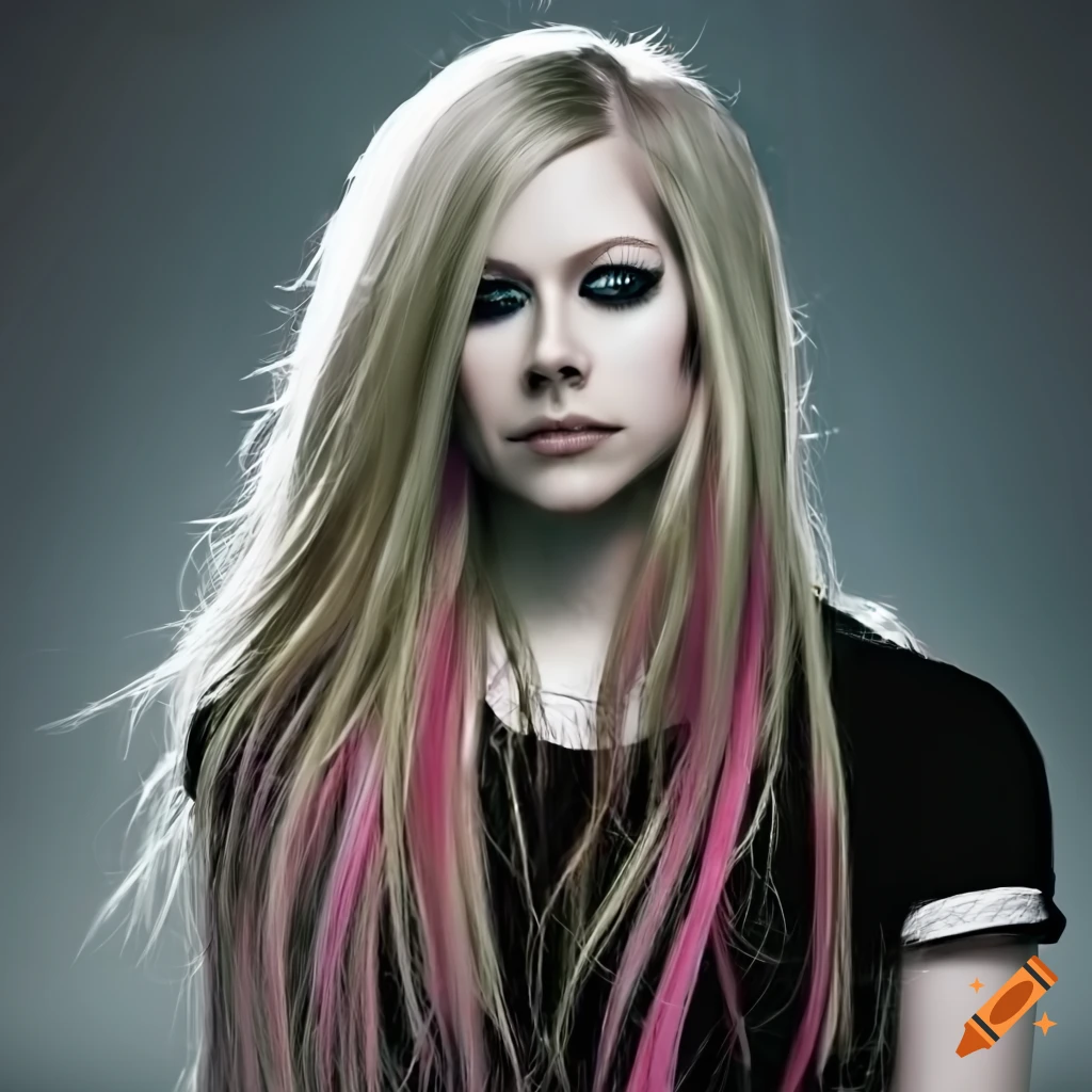 Avril lavigne in high definition photo with sharp focus on Craiyon