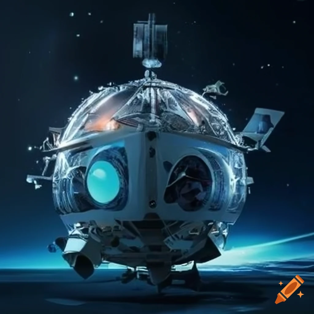 Aerospace conference showcasing lightweighting technology for space exploration on Craiyon