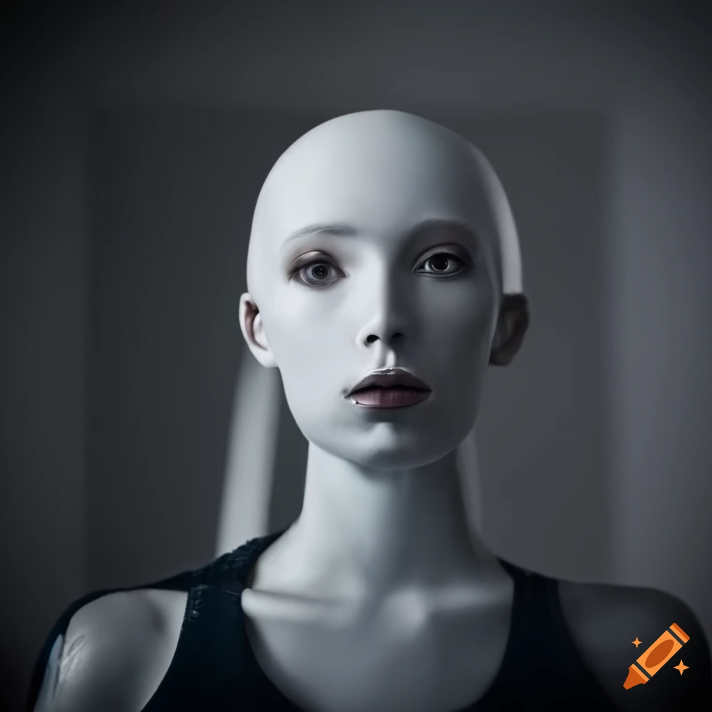 Humanoid figure on Craiyon