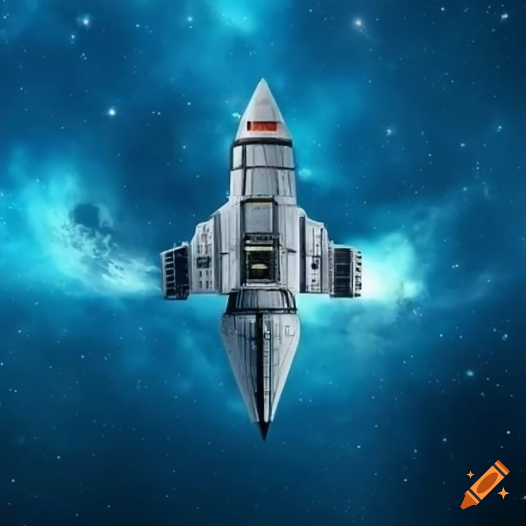 Small-sized spaceship on Craiyon