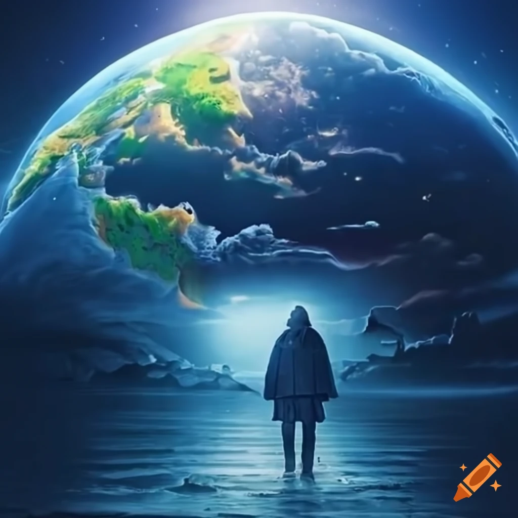 The world over heaven on Craiyon