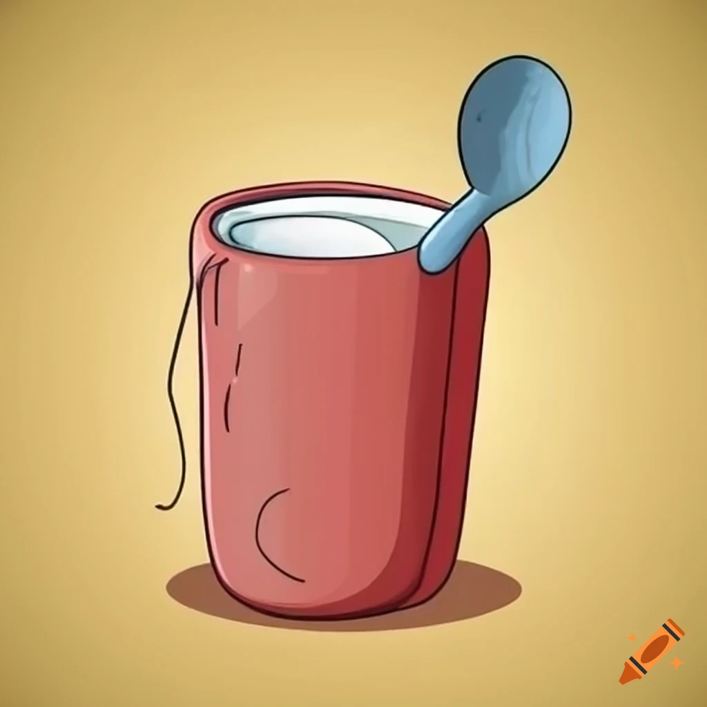 Cartoon milk pitcher on Craiyon