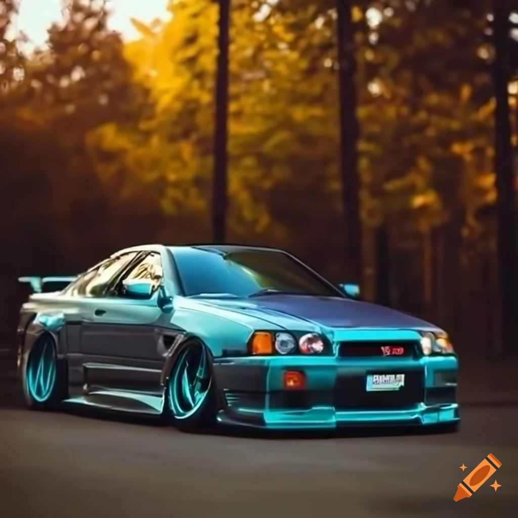 Custom nissan skyline gtr r34 on Craiyon