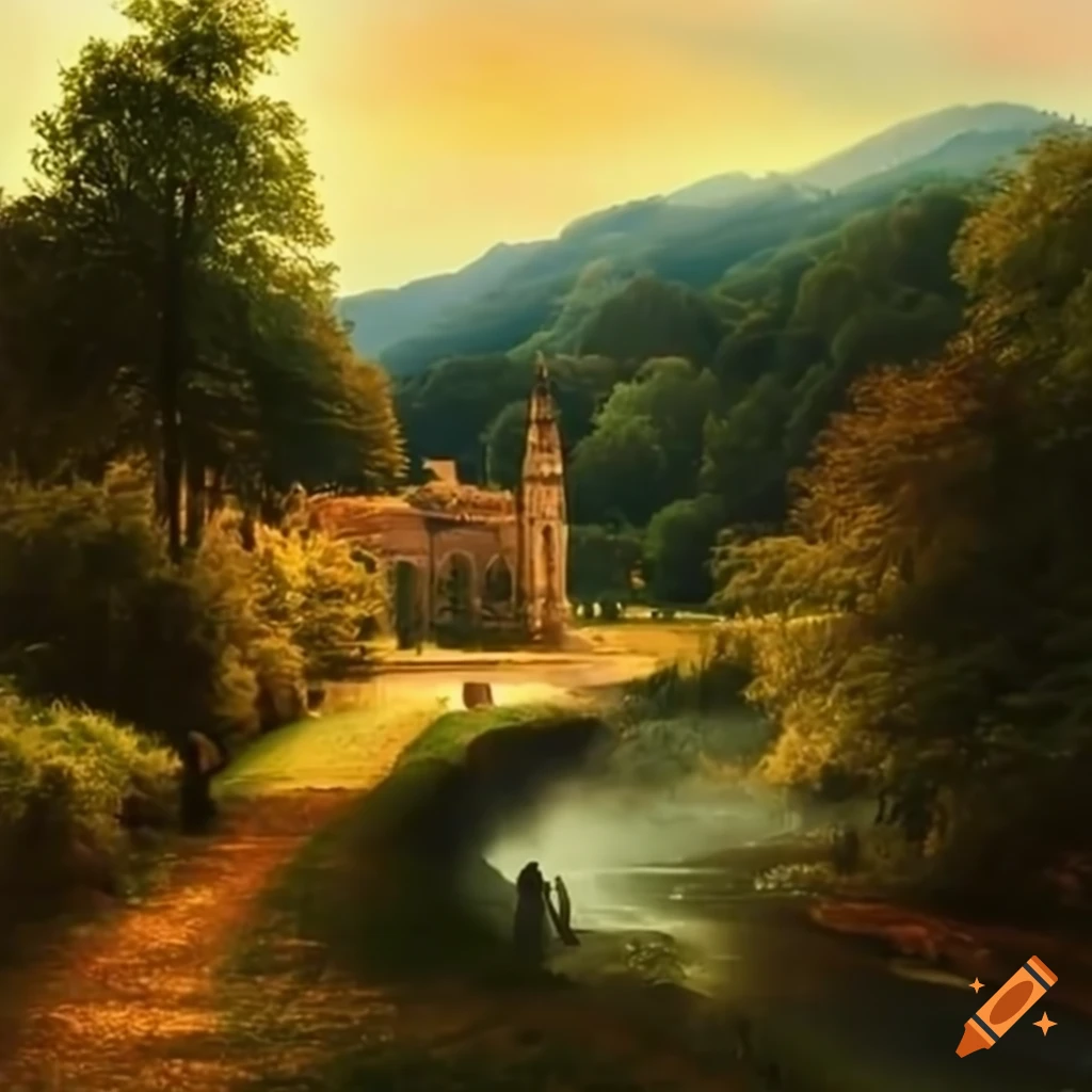 French orchestra playing classical music in picturesque french ...