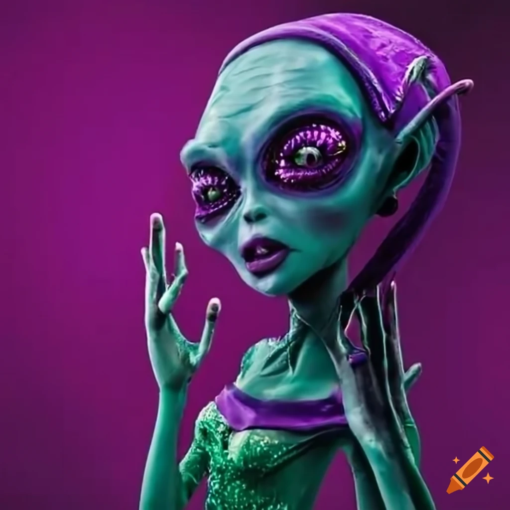 Alien women at a protest in Mexico City advocating for their rights on ...