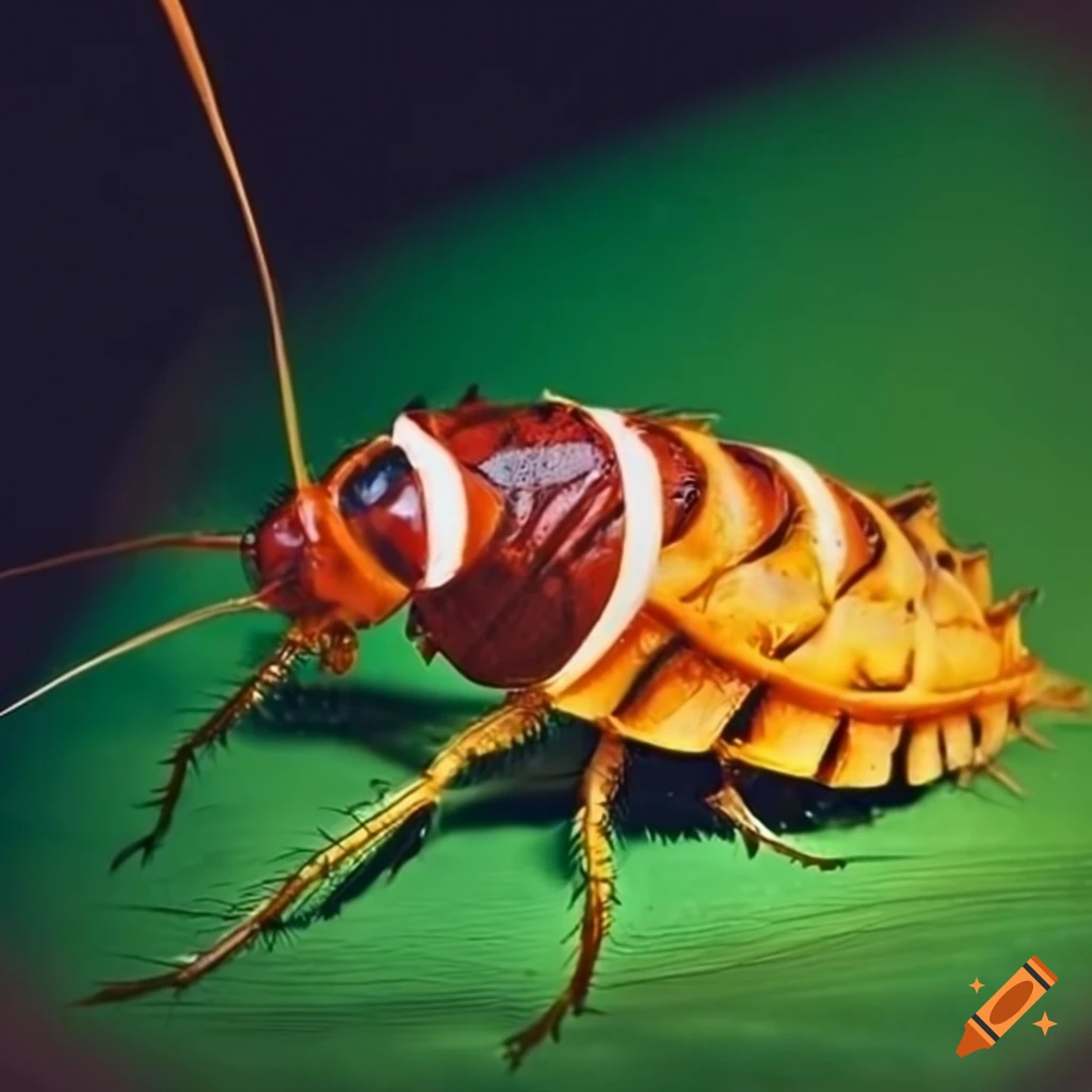 Pineapple shaped cockroach on Craiyon