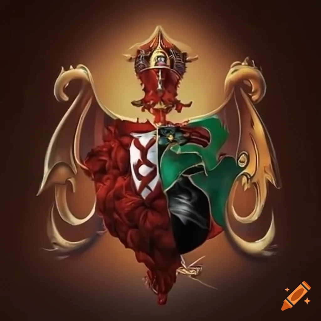 Family crest for romero on Craiyon