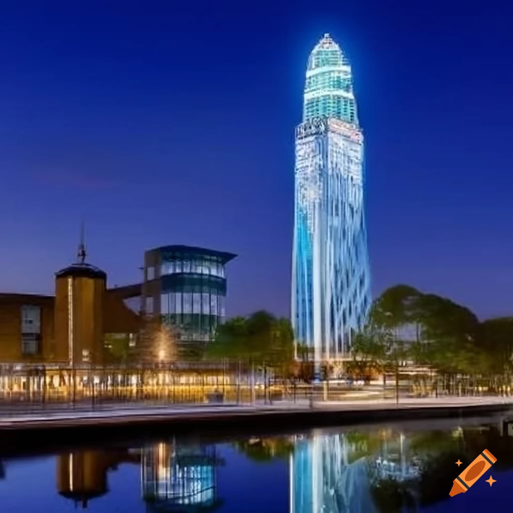 Ifold tower on Craiyon