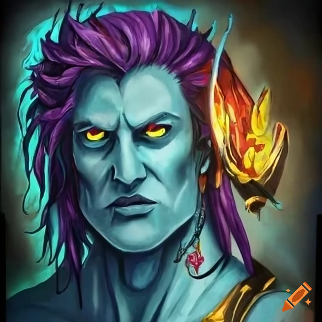 Hades, god of the underworld on Craiyon