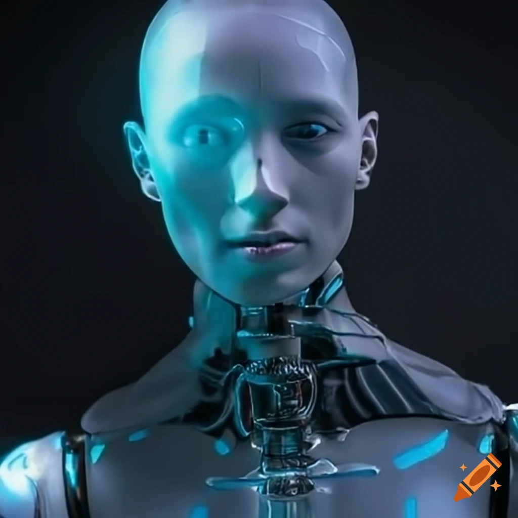 Humanoid figure on Craiyon