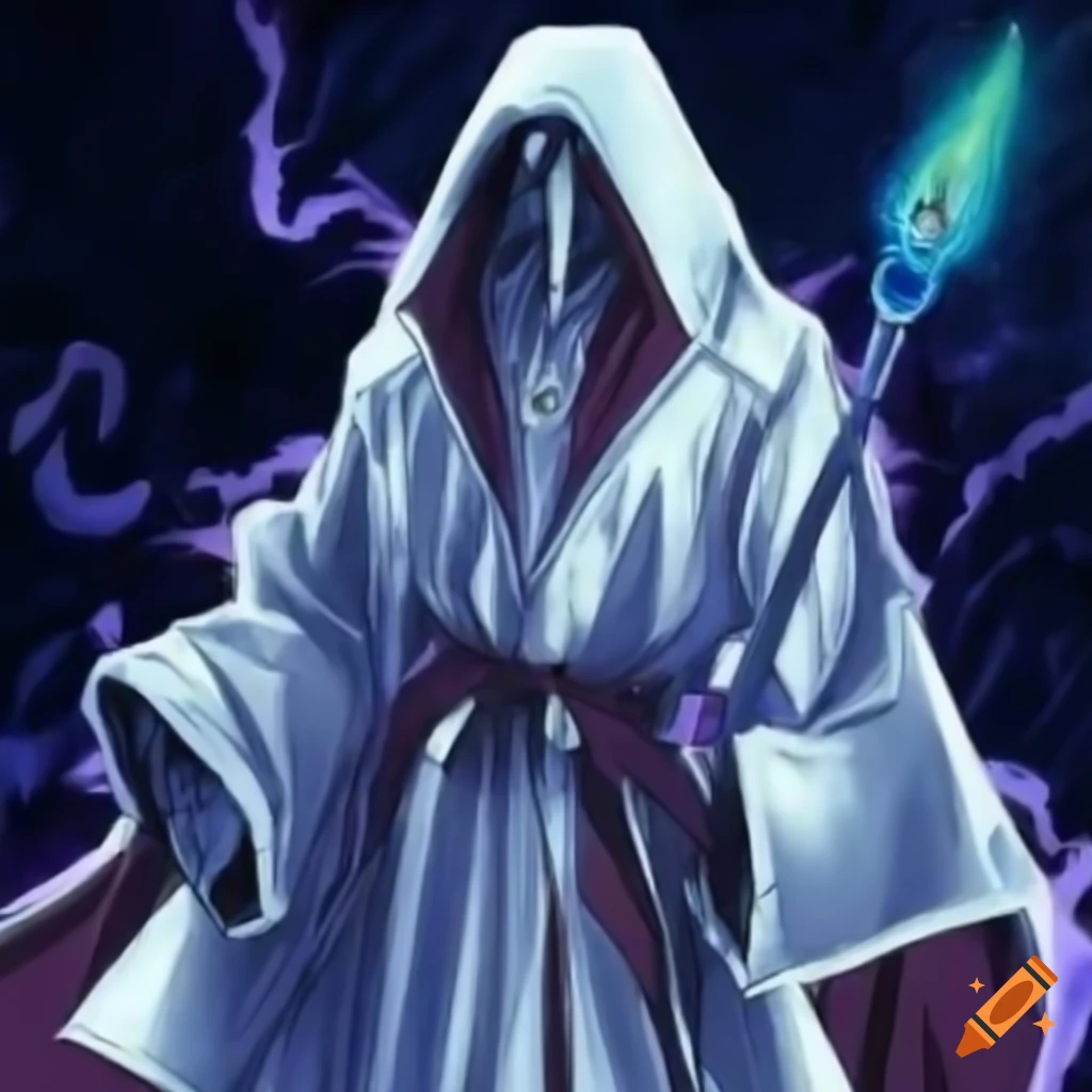 Exorcist wizard in white robes, Yu-Gi-Oh! card art in HD full screen on ...