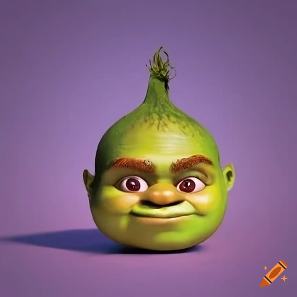 Shrek's onion on Craiyon