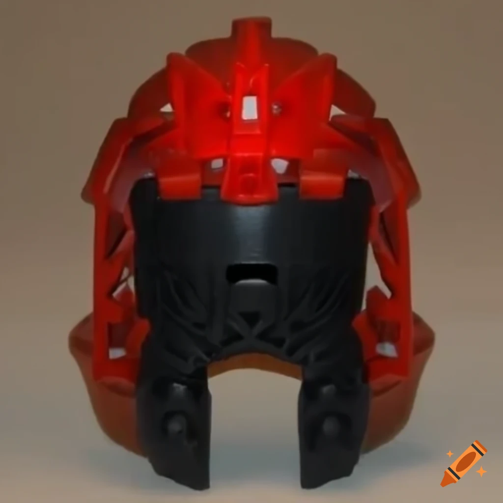 Constructing ritual sports helmet with japanese polynesian mask and ...