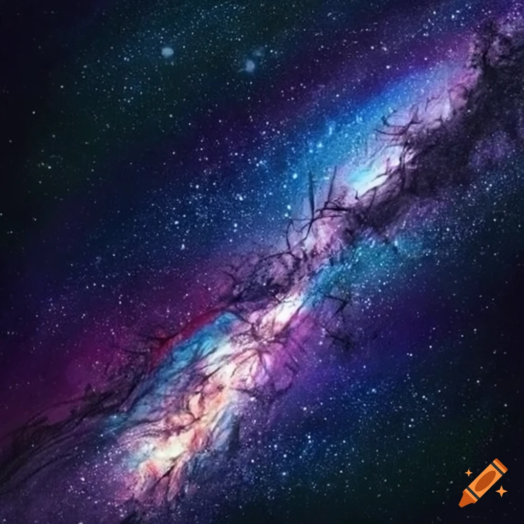 Milky way galaxy on Craiyon
