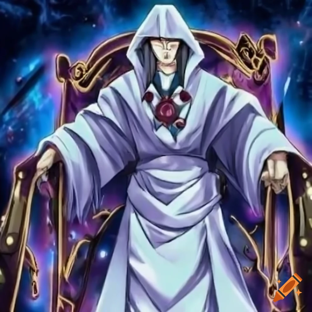 Exorcist wizard in white robes, Yu-Gi-Oh! card art in HD full screen on ...