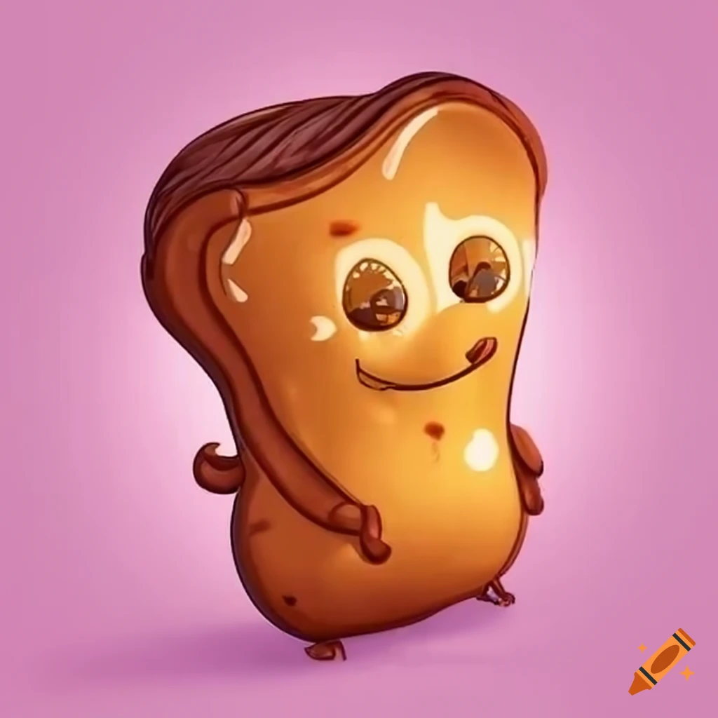 Fat kids french-toast in cartoony balloon font on Craiyon