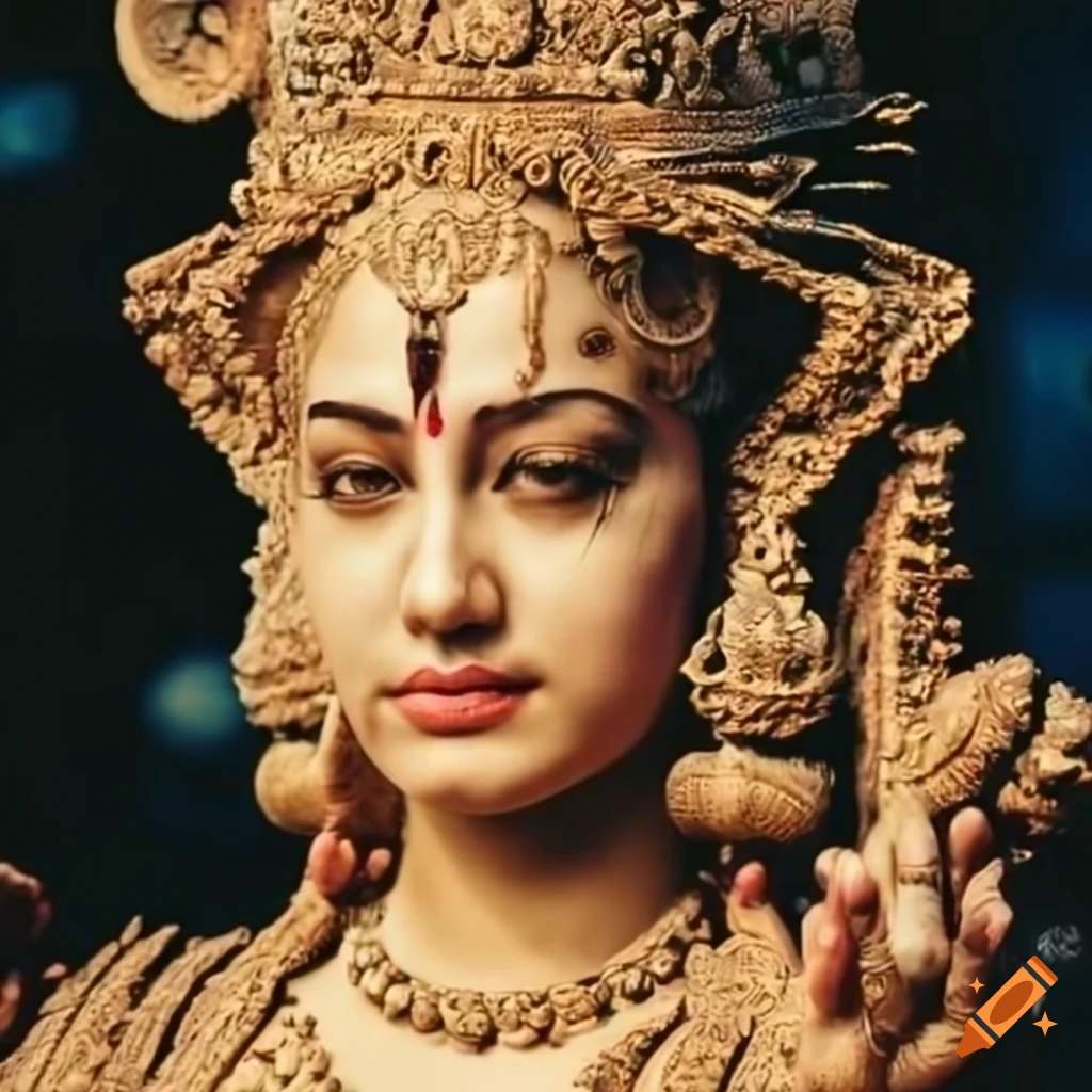 Goddess depiction on Craiyon