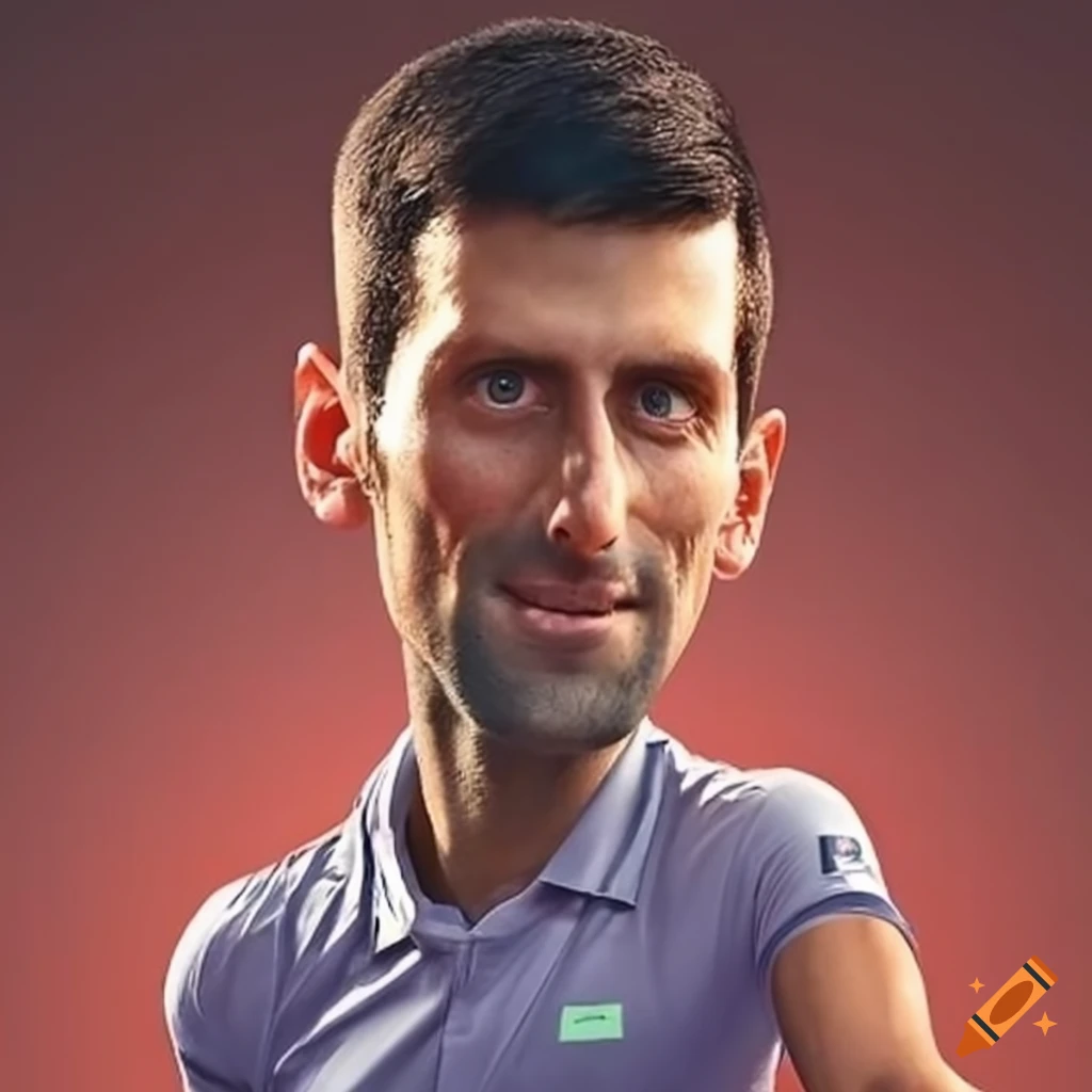 Novak djokovic as a football player on Craiyon