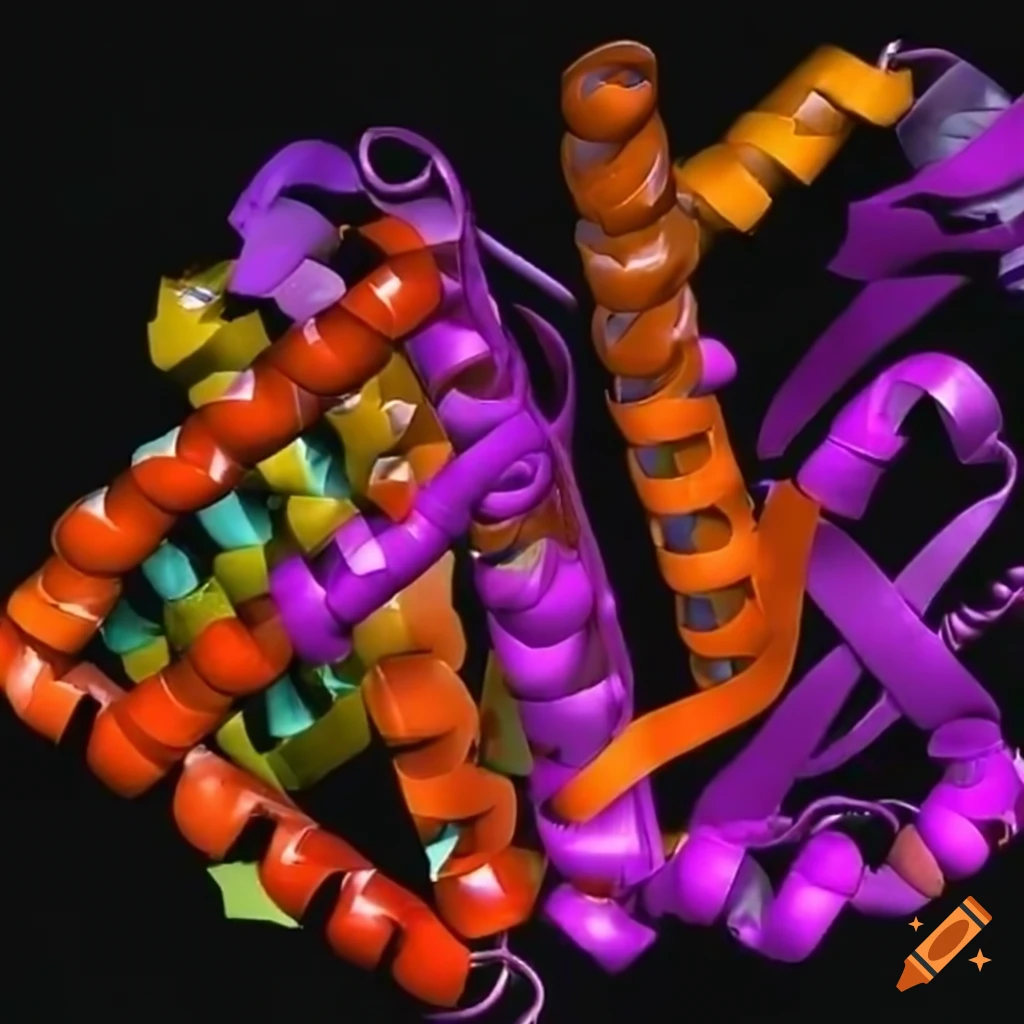 Protein structure on Craiyon