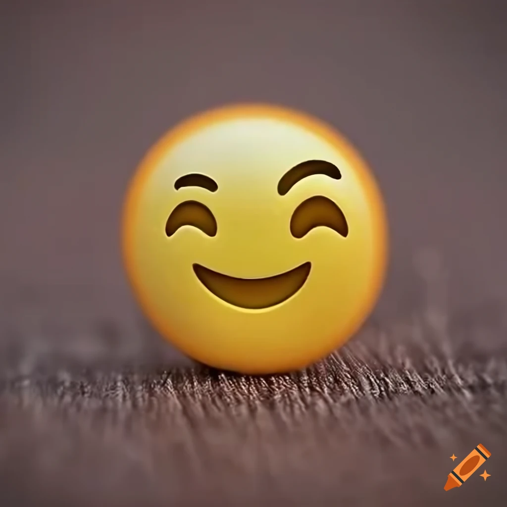 Intense happy emoji on Craiyon