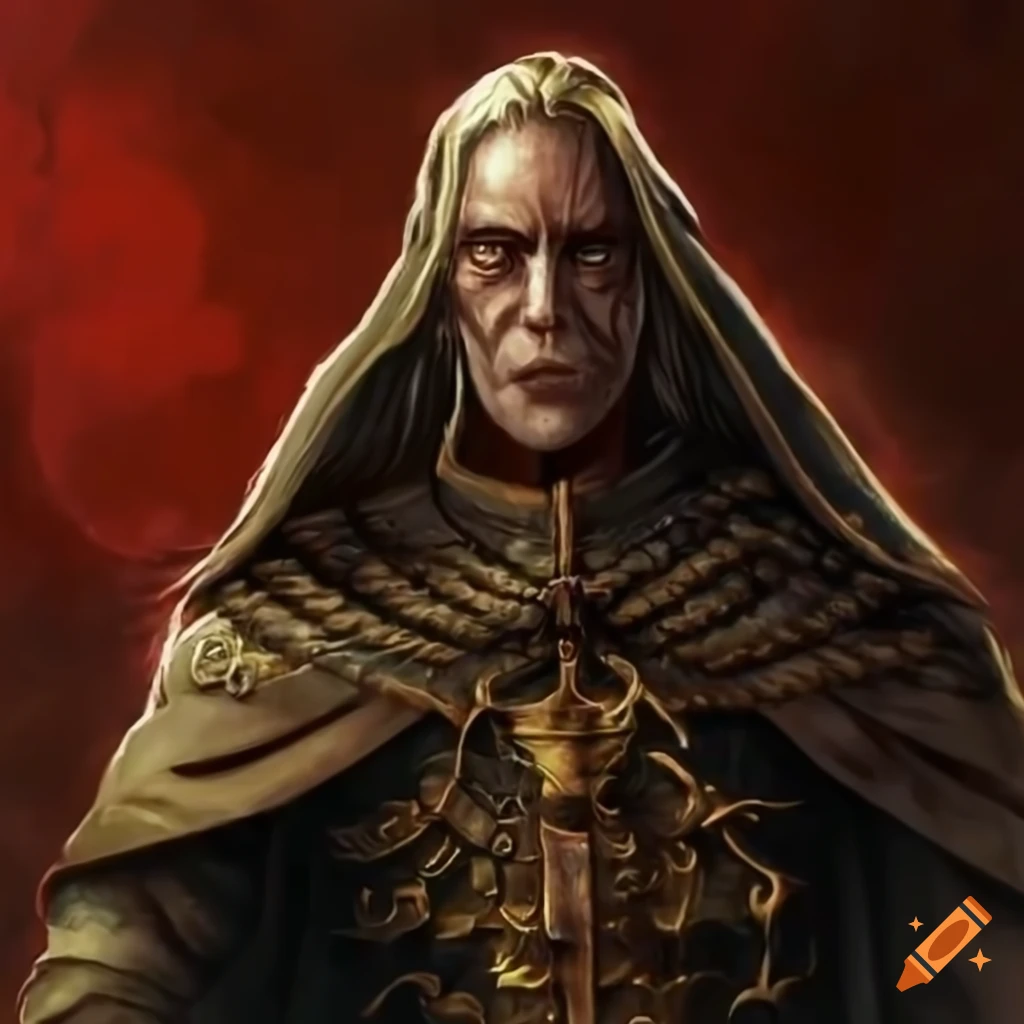 High fantasy character with a judge outfit on Craiyon