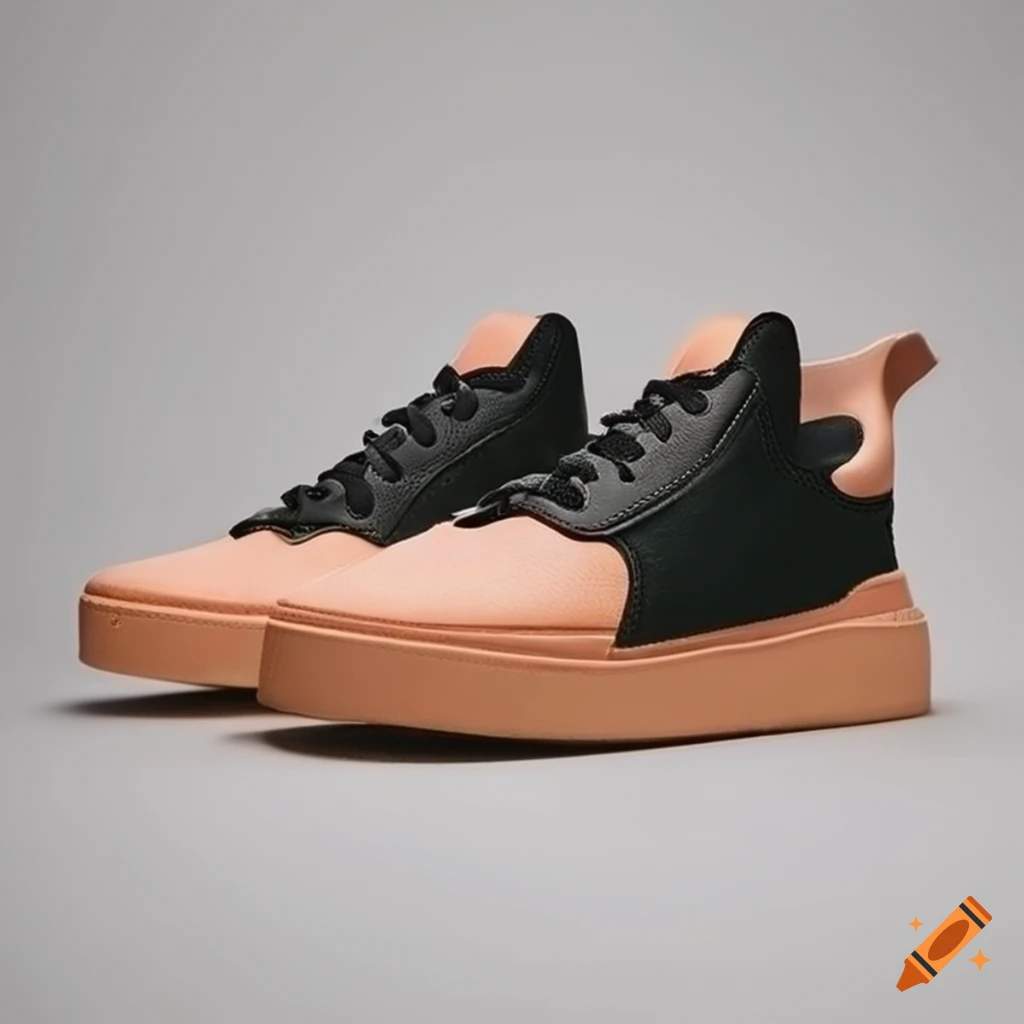 Stylish sneakers with a minimal design on Craiyon