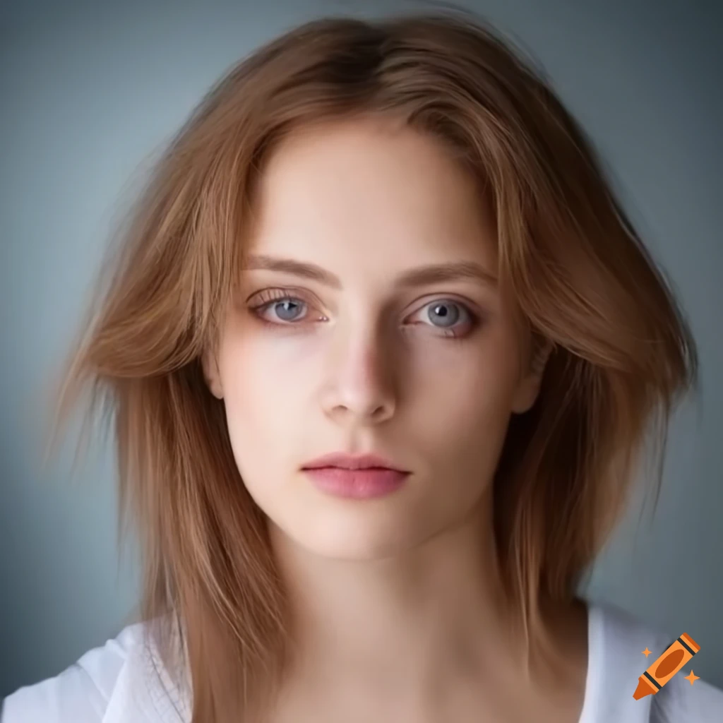 Portrait of a 30-year-old german woman in a modern and photorealistic ...