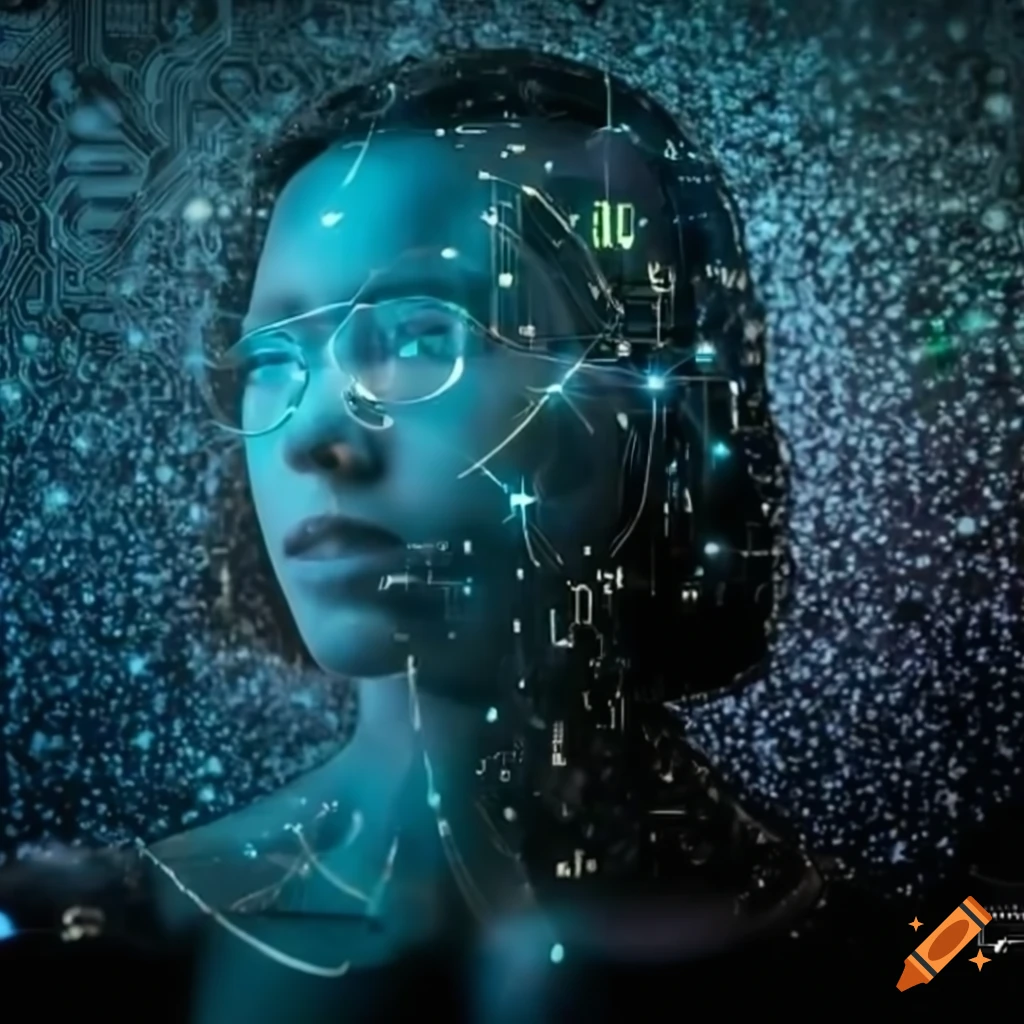 Artificial intelligence studying on Craiyon