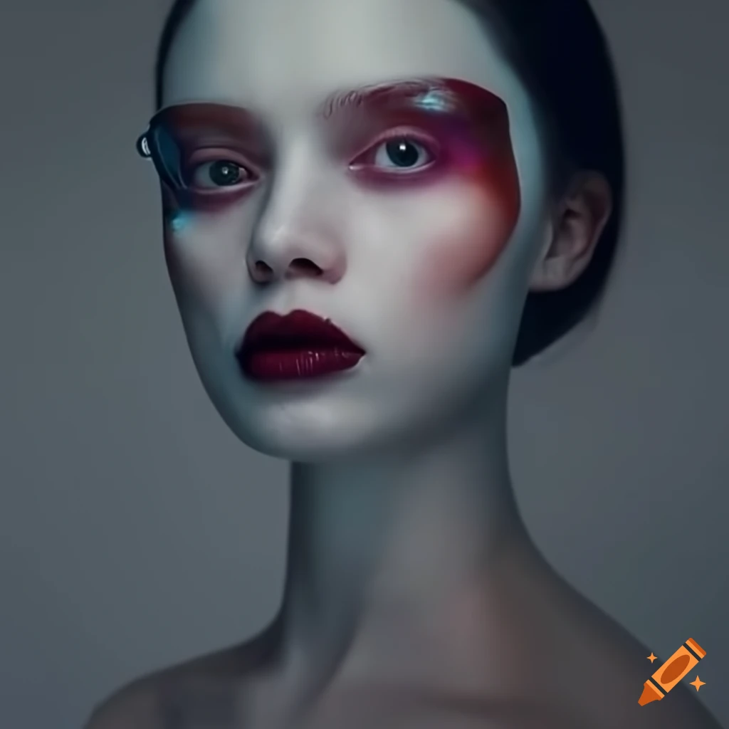 Humanoid figure on Craiyon