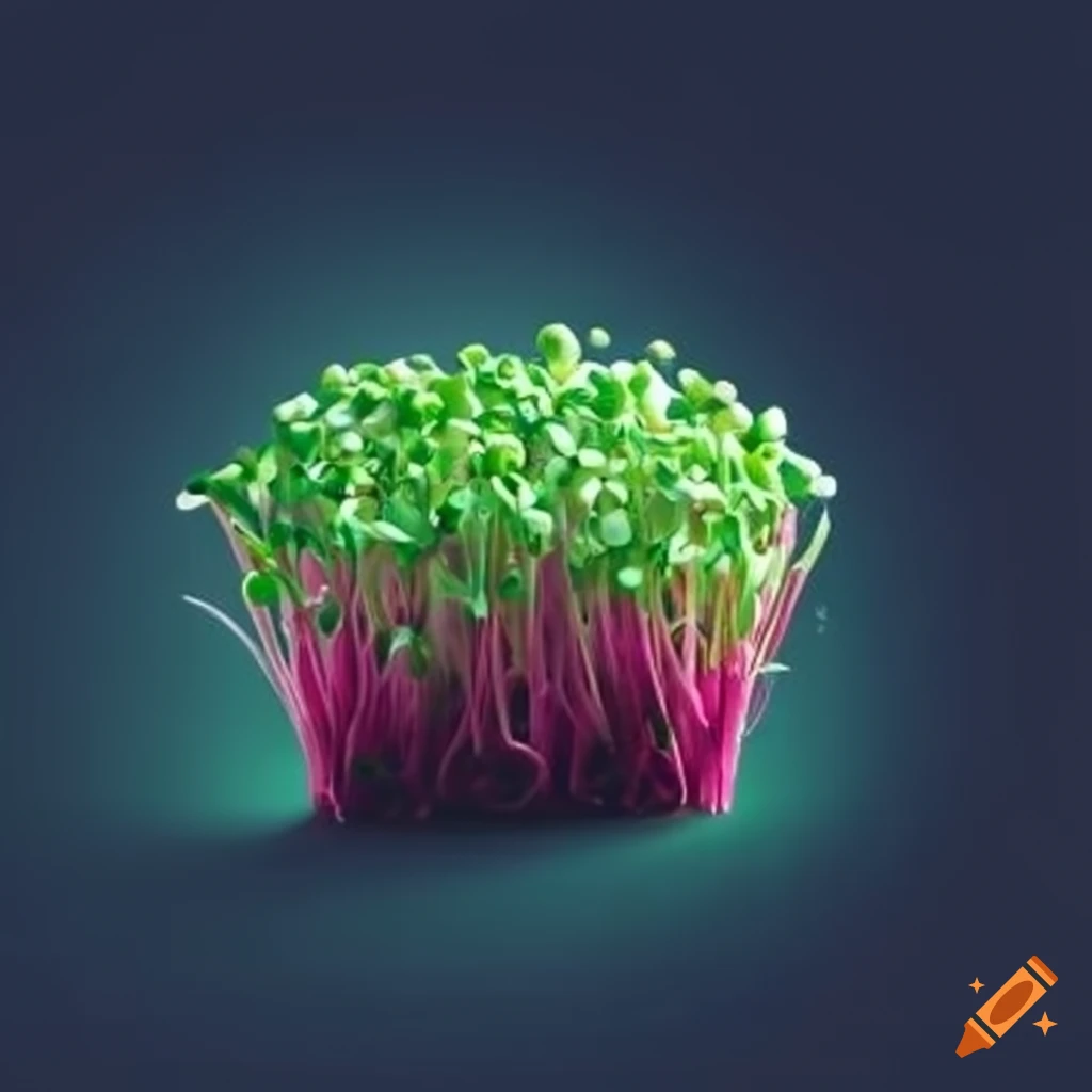 Unique and visually-appealing logo for a microgreens farming business ...