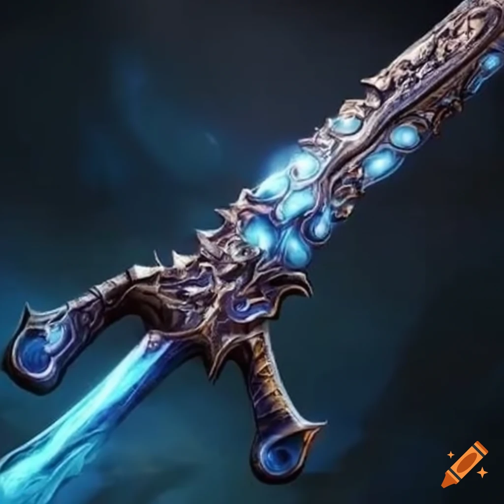 Cosmic sword named oblivion's edge forged from a dying reality on Craiyon