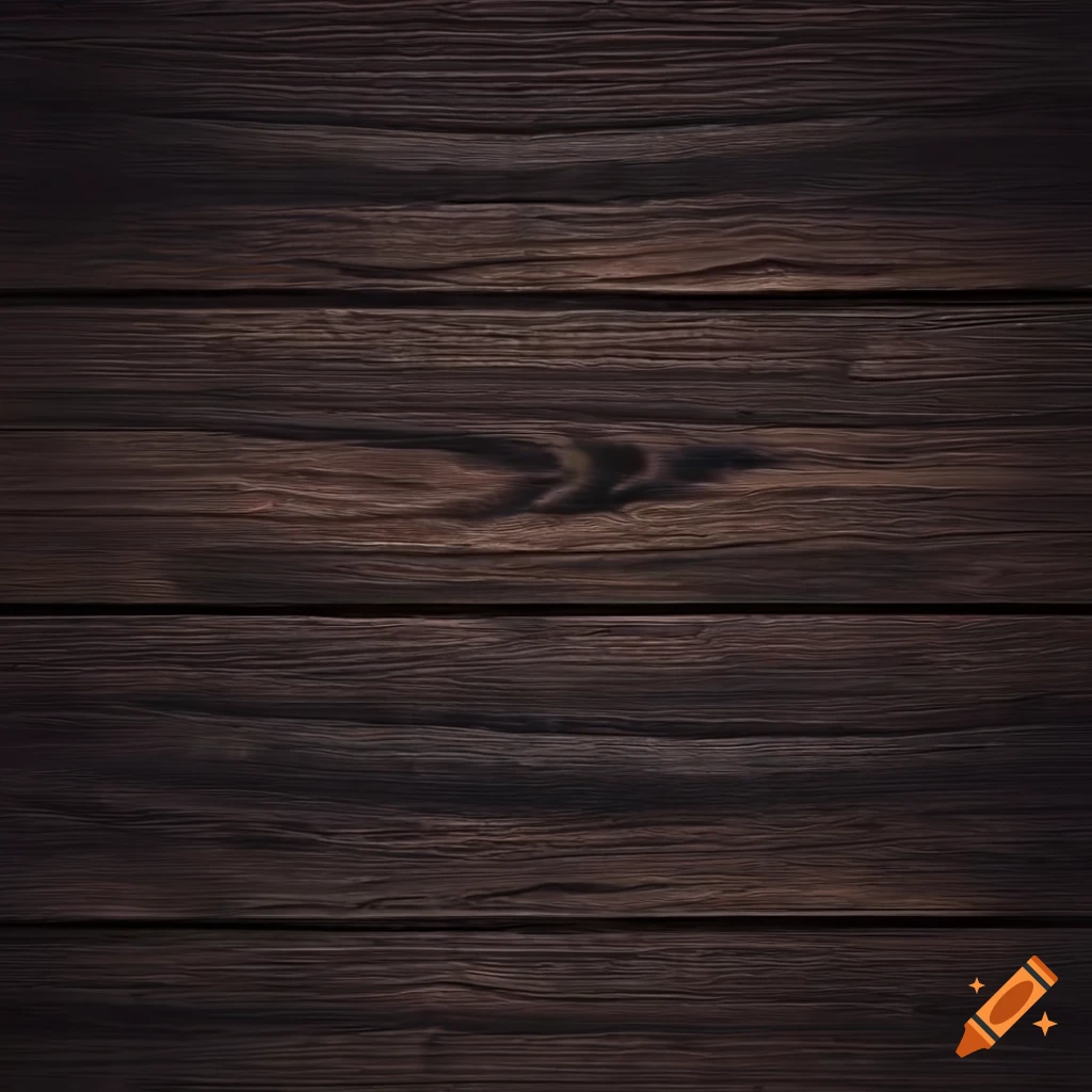 Beautiful dark wood grain texture in a photo realistic shot on Craiyon