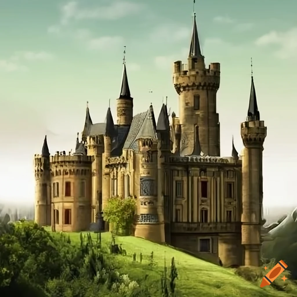 Victorian castle on Craiyon