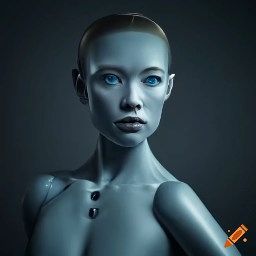 Humanoid figure on Craiyon