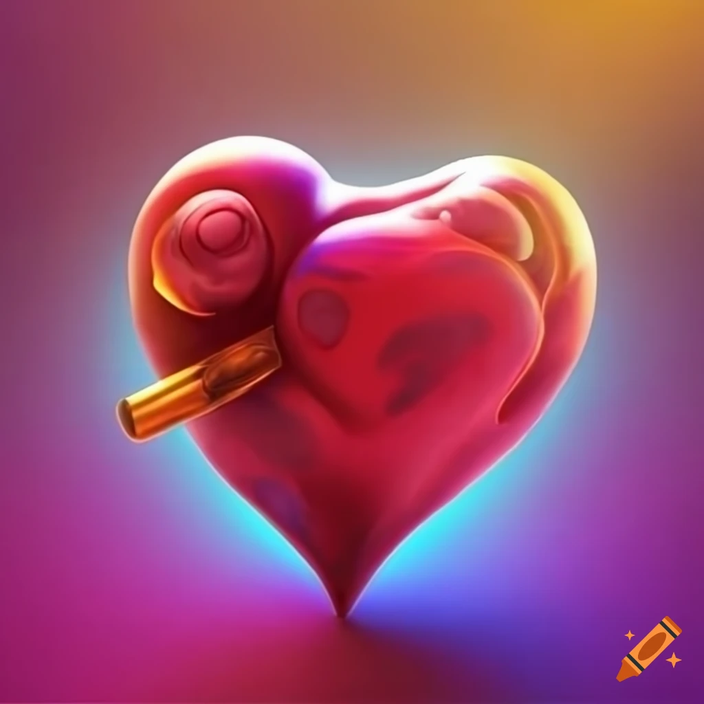 Heart shape on Craiyon