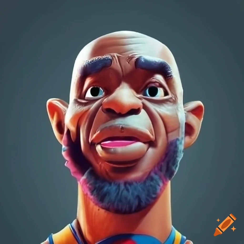 Illustration of space jam on Craiyon