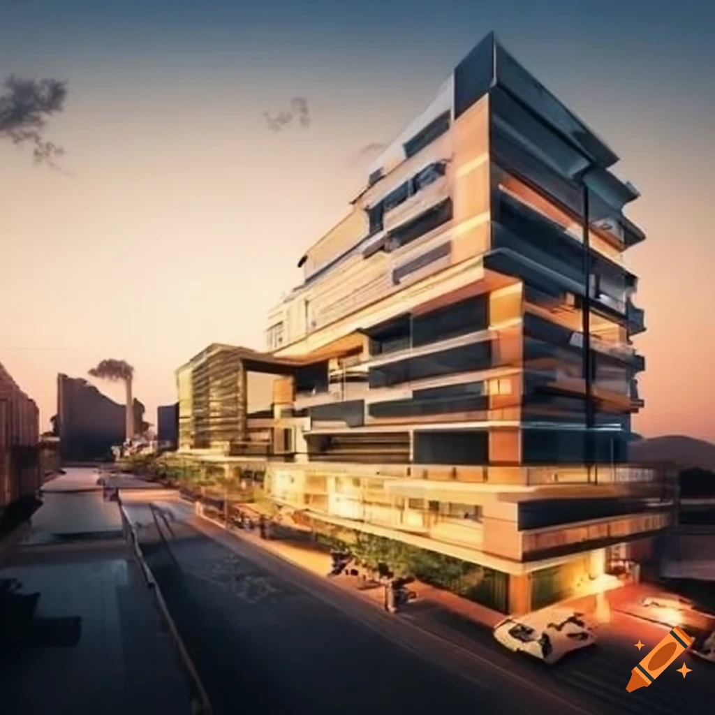 Architecture and projects on Craiyon