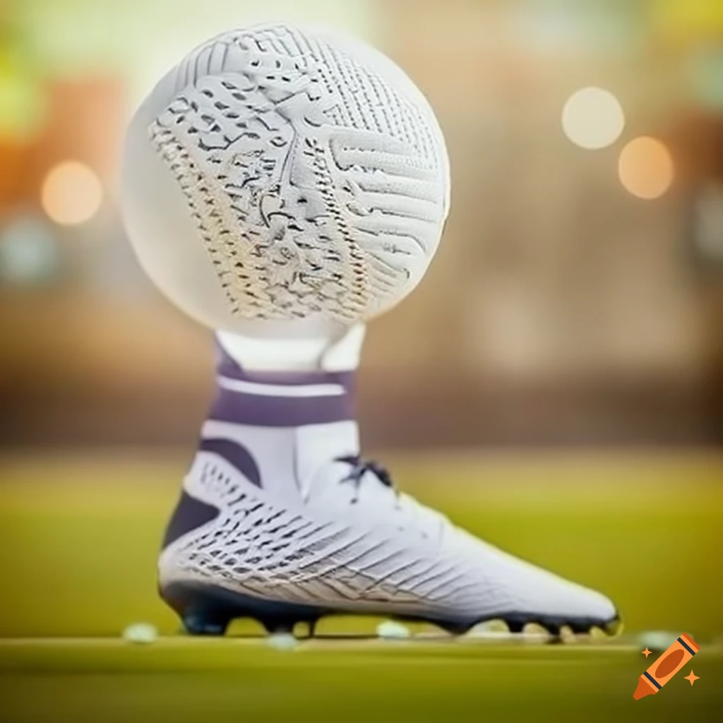 Baseball cleats with a tail-inspired design on Craiyon