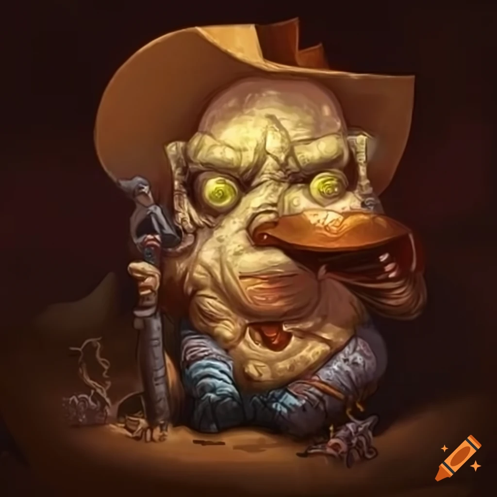 Logo for Lumpy Magargel's Old Timey Apothecary with alien cowboy design ...