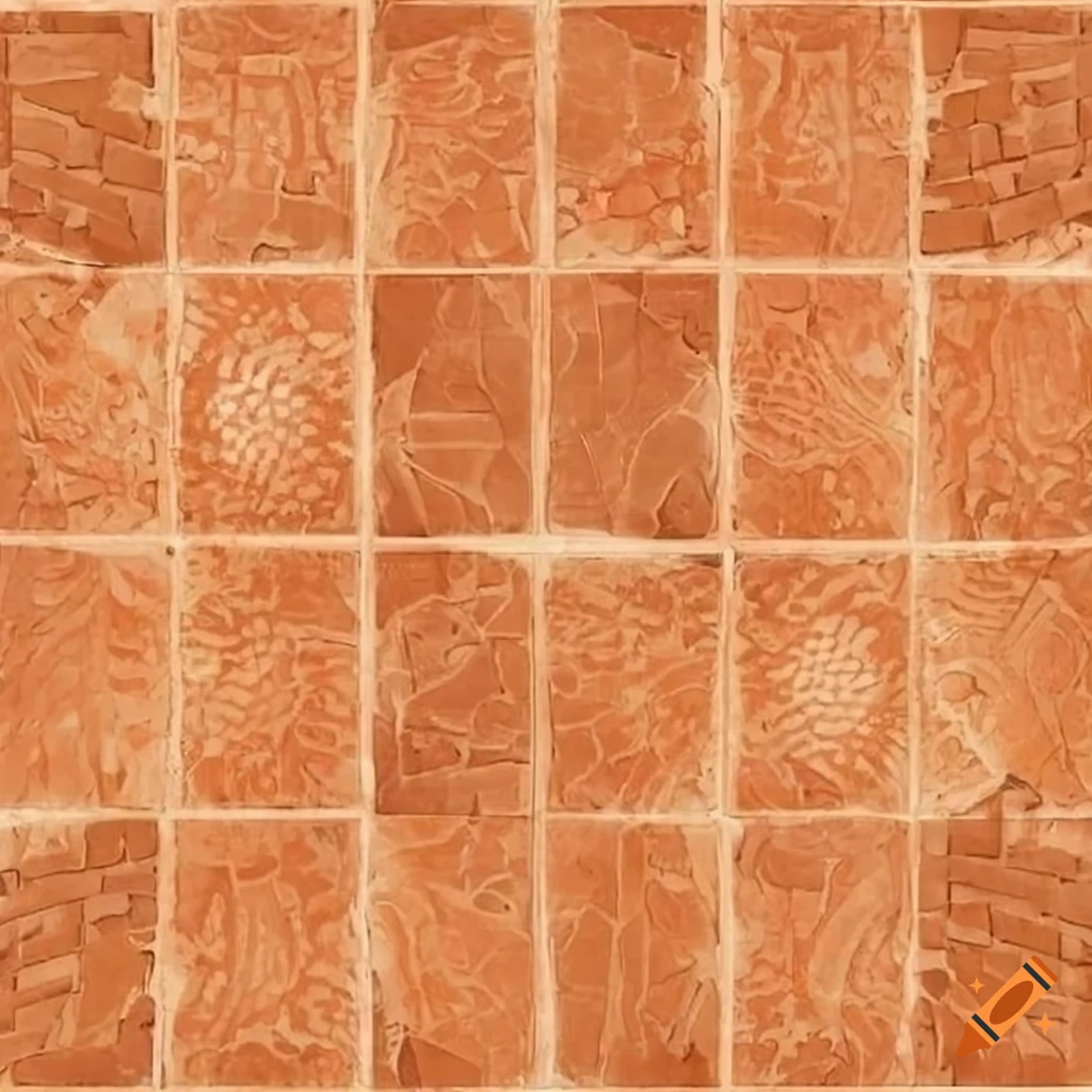 Repeating pattern of broken floor tile on Craiyon